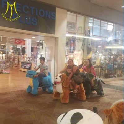 中国 Hansel amusement kids walking battery operated ride on unicorn for mall 販売のため