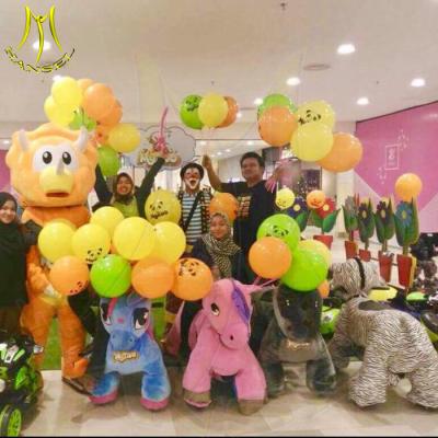 中国 Hansel amusement park electric ride on stuffed animal toy car 販売のため