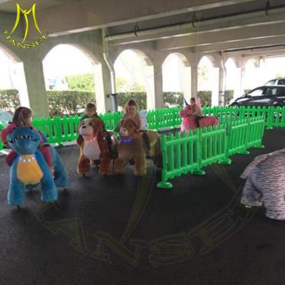 中国 Hansel amusement park battery operated ride on electric animal scooter 販売のため