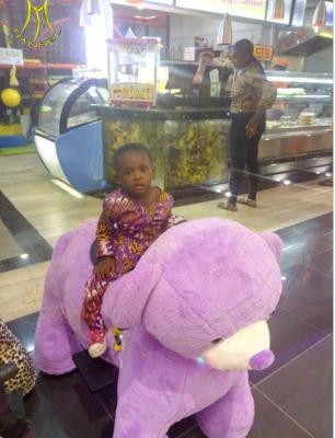 中国 Hansel 2018 latest children electric car rent coin and non coin unicorn rocking horse 販売のため