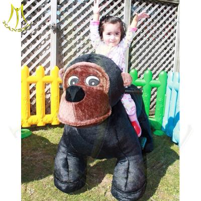 中国 Hansel cheap electric large size drivable stuffed zoo animal scooter 販売のため