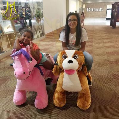 中国 Hansel  indoor playground battery operated plush animal stuffed rides 販売のため