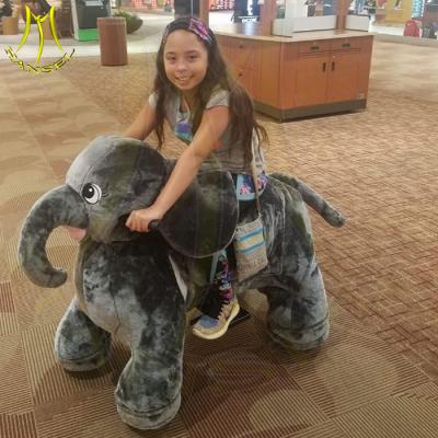 中国 Hansel electric mountable plush motorized animals for shopping mall 販売のため