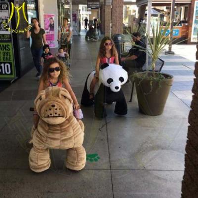 中国 Hansel stuffed walking animals 24 volt ride on toy for kids and adults 販売のため