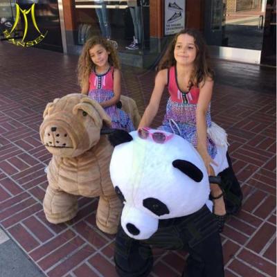 中国 Hansel amusement park games plush battery operated animal walking toys 販売のため