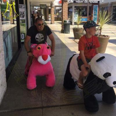 中国 Hansel shopping mall 150KG bearing motorized plush riding animals 販売のため