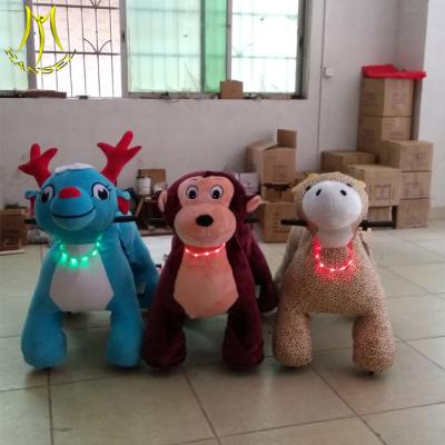 Hansel Christmas walking animal safari ride for mall electronic game machine