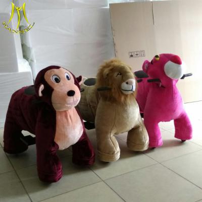 中国 Hansel  shopping mall walking ride on animal toy animal robot rides for sale 販売のため