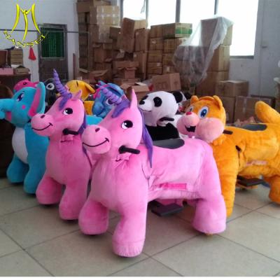 中国 Hansel  rideable animal on toys for mall ride plush electrical animal toy cars 販売のため
