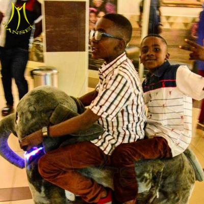 中国 Hansel carnival games ride horse toys arcade kids ride on plush animal rides 販売のため