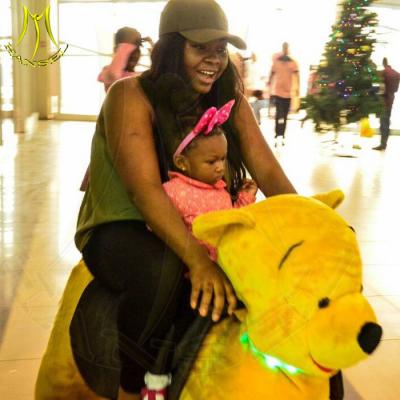 中国 Hansel amusement park game kids indoor rides electric plush mountable animals 販売のため