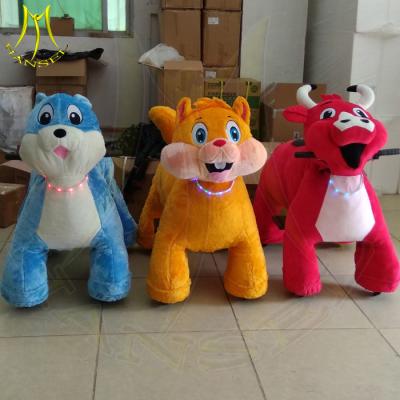 中国 Hansel amusement park walking coin operated children ride on toy car 販売のため