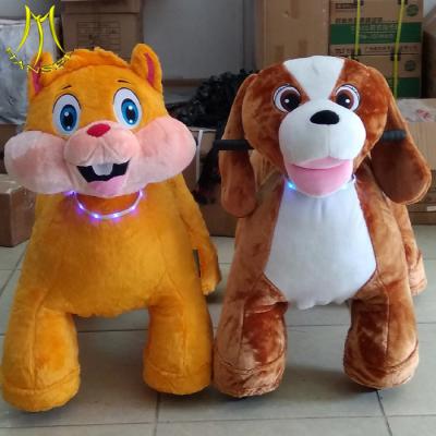 中国 Hansel amusement park games children electric stuffed walking animal rides 販売のため