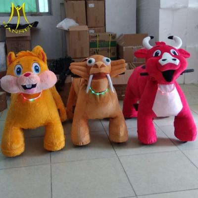 中国 Hansel amusement park game machine plush rideable motorized animal 販売のため