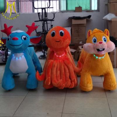 中国 Hansel  wholesale coin operated electronic kids ride on moving animals 販売のため