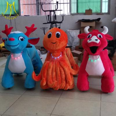 中国 Hansel electric kids amusement rides stuffed animal ride for shopping mall 販売のため