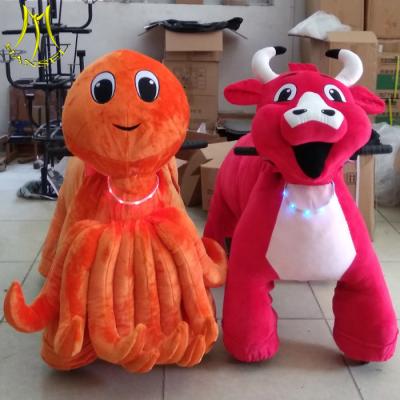 中国 Hansel shopping mall indoor ride on stuffed electric animal scooters 販売のため