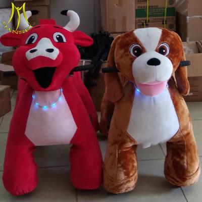 中国 Hansel amusement electric plush toys coin operated kiddie rides for park 販売のため