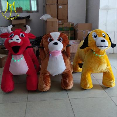 中国 Hansel rideable machines stuffed animal amusement park equipment rides 販売のため