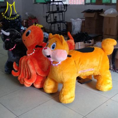 中国 Hansel amusement park walking kids indoor rides electric mountable animals 販売のため