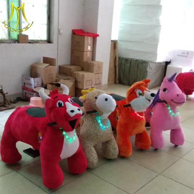 中国 Hansel commercial mall rideable animal electric ride on unicorn with non coin for rental parties 販売のため