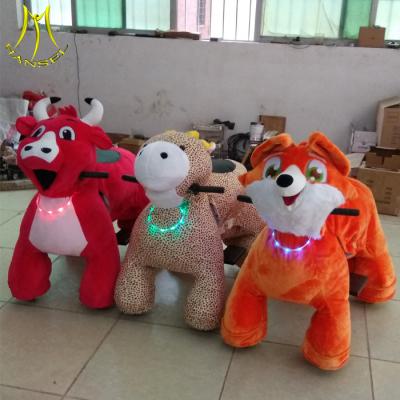 中国 Hansel Guangzhou 4 wheels electric car animals bike  stuffed ride on zebra for kids & adult 販売のため