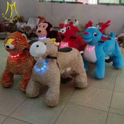 中国 Hansel shopping mall moving electronic large plush ride on toy 販売のため
