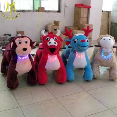 中国 Hansel amusement park game machine electric walking horse toy for kids 販売のため