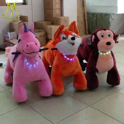 中国 Hansel high qaulity animal electric mountable for children electrical animal toy car for mall 販売のため