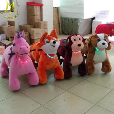 中国 Hansel wholesale battery coin operated animal car for mall 4 wheels animal bikes 販売のため