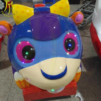 中国 Hansel amusement park coin operated electric video children cars 販売のため