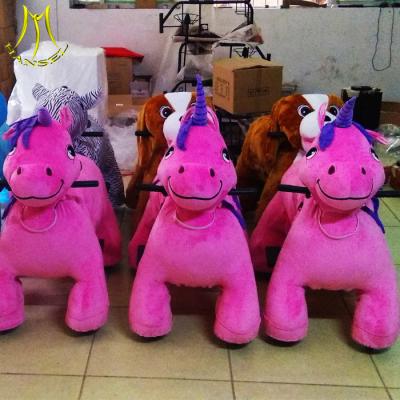 中国 Hansel entertainment adult game center electric animal toy ride with wheels 販売のため