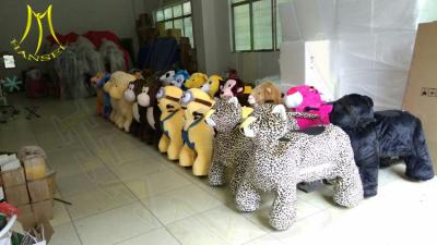 中国 Hansel amusement park walking battery animal electric car for kids 販売のため