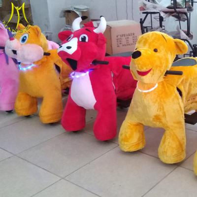 中国 Hansel  plush animal toy ride for kids animals for amusement parks 販売のため