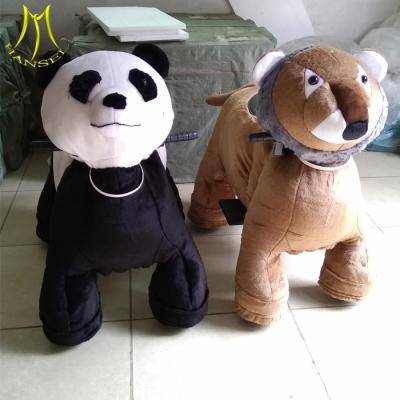 中国 Hansel fast profits dinosaur ride plush electric scooter animales mountables 販売のため