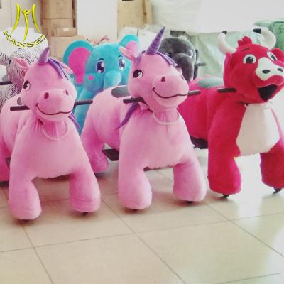 中国 Hansel  wholesale kids stuffed coin operated dinosaur ride scooter 販売のため
