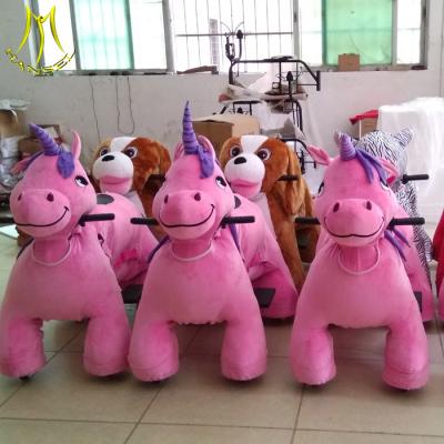 中国 Hansel plush animal zoo riding kids ride on car amusement rides sale 販売のため