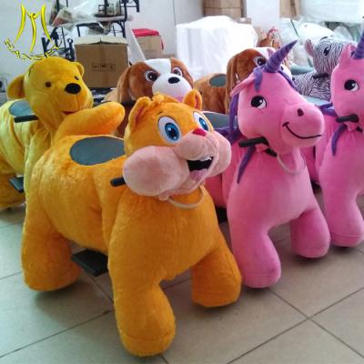 中国 Hansel shopping mall coin animal baby toy machine electric ride on unicorn 販売のため