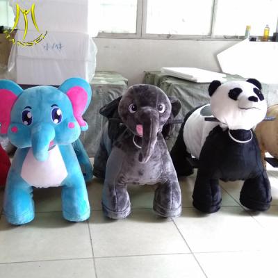 中国 Hansel outdoor playground unicorn scooter amusement walking plush animal horse 販売のため