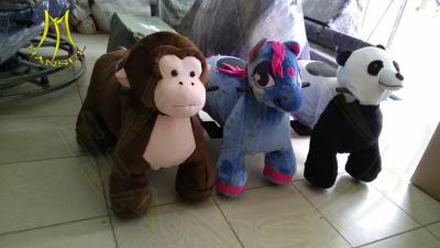 中国 Hansel amusement park walking coin operated children ride on animals 販売のため