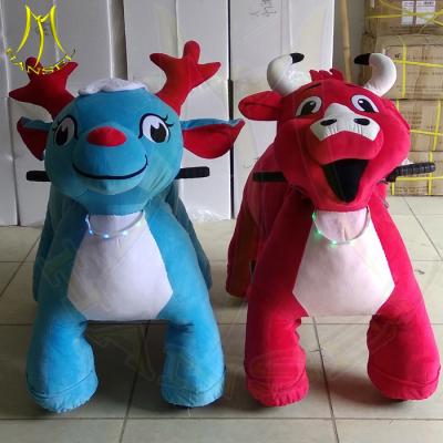 中国 Hansel amusement park games kids indoor rides electric mountable animals 販売のため