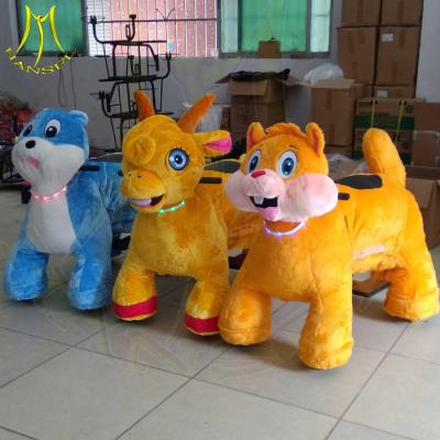 中国 Hansel amusement park walking kids toys car electric riding animal for sale 販売のため