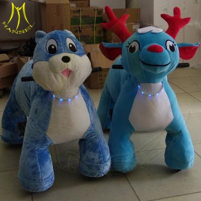 中国 Hansel battery operated coin operated kids rideable electric motorized animals 販売のため