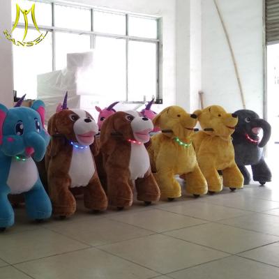 中国 Hansel battery operated panda electric ride for rental party kids walking kiddie rides 販売のため