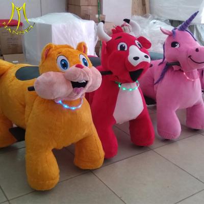 中国 Hansel coin operated electric rideable animal toy zoo animal horse 販売のため