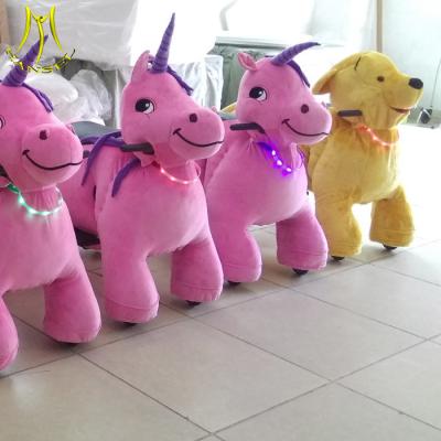 中国 Hansel walking animal ride for mall electronic game machine animal toy animal robot for sale 販売のため