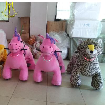 中国 Hansel amusement ride 4 wheel battery operated unicorn  kid bike electric scooter with battery 販売のため