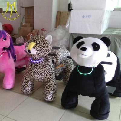 中国 Hansel  plush walking electric toy ride on furry animal unicorn rides 販売のため