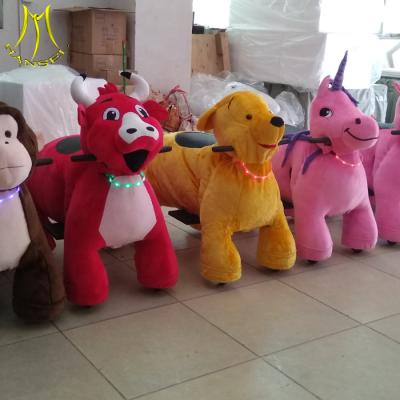 中国 Hansel   hot selling indoor kiddy rides walking animal playground scooter for sales 販売のため