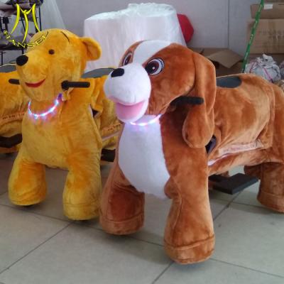 中国 Hansel shopping mall plush walking bull electric stuffed animals go kart 販売のため